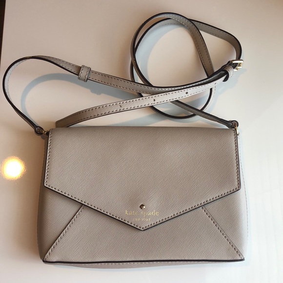kate spade | Bags | Kate Spade Envelope Crossbody In Griege | Poshmark